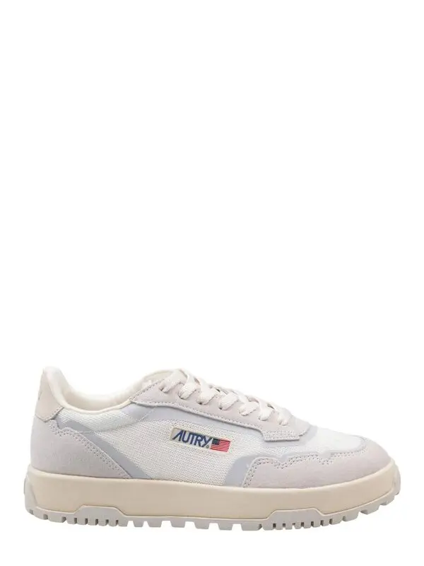 AUTRY Mesh And Suede Sneakers - White