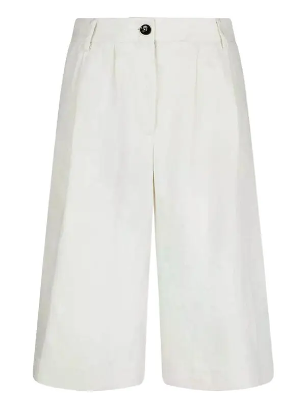 BALLANTYNE Silk-blend Shorts - White