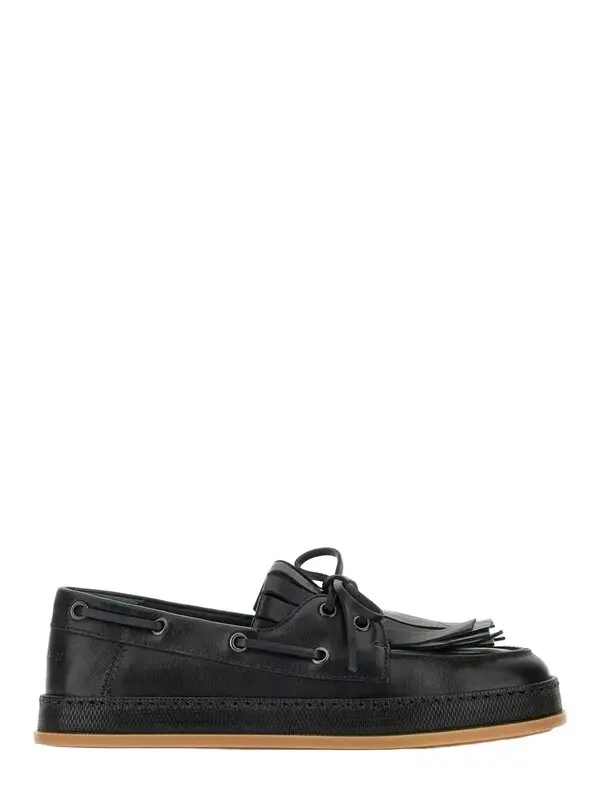 Hogan Tassel-trim Loafers - Black