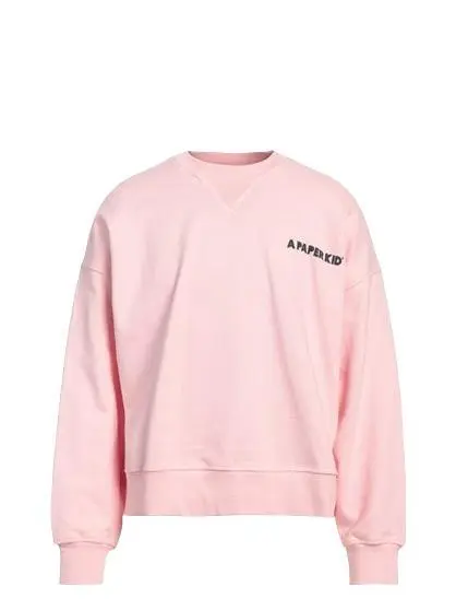A PAPER KID Sweatshirt In Light Cotton - Pink