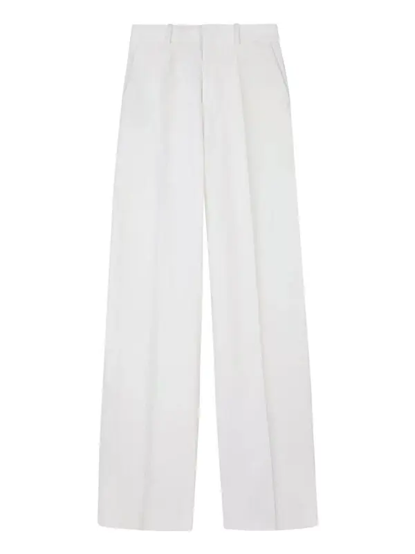TOD'S Pleat-detail Trousers - White
