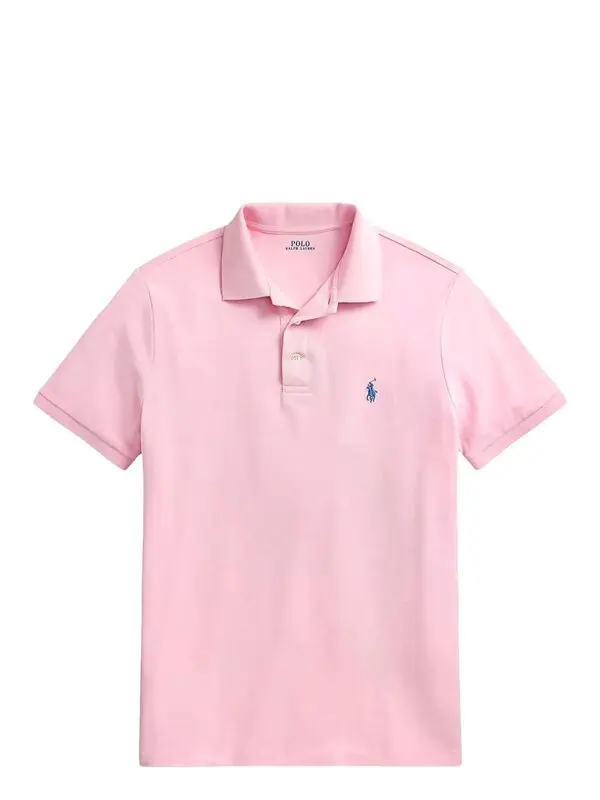 Polo Ralph Lauren Embroidered-logo Polo Shirt - Pink