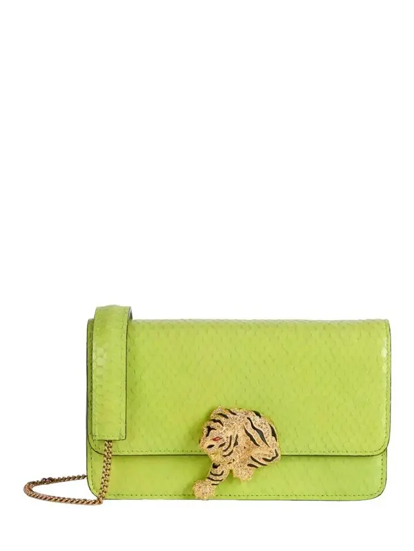 Roberto Cavalli Roar Shoulder Bag - Green