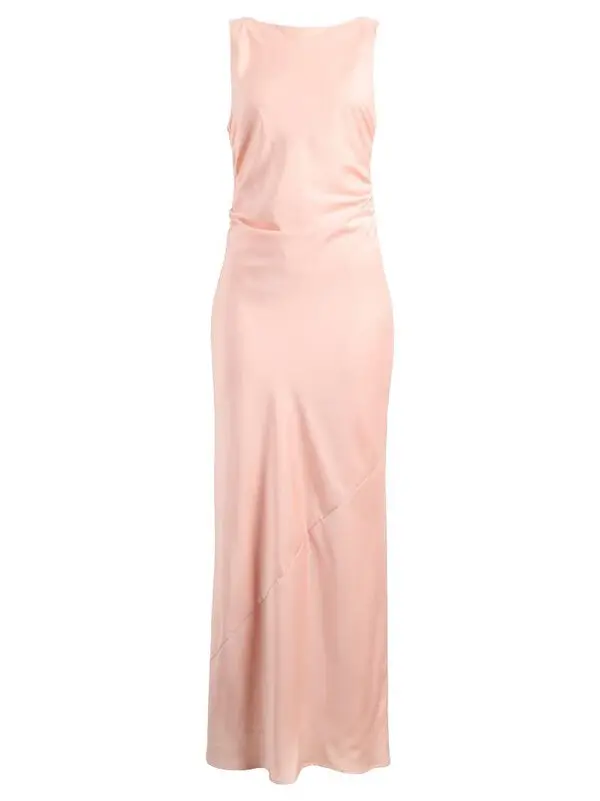 WAYF Isadora Open Back Cocktail Dress - Blush