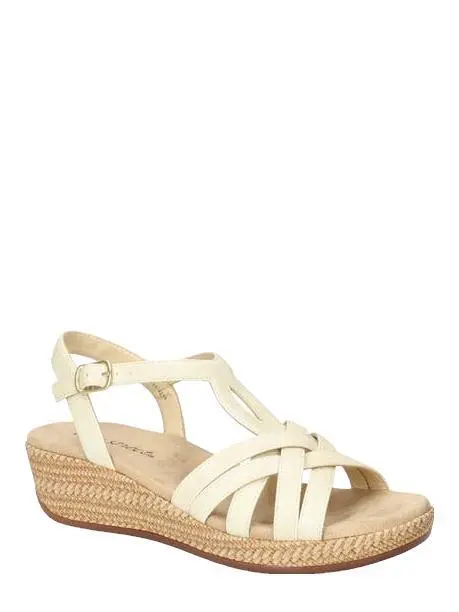 EASY WORKS BY EASY STREET Lua Wedge Sandal - Bone