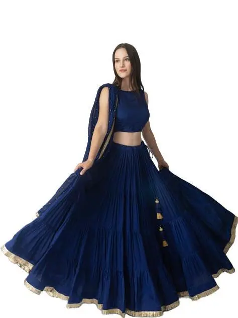 RAAS Tori Lehenga Choli With Dupatta - Royal Blue