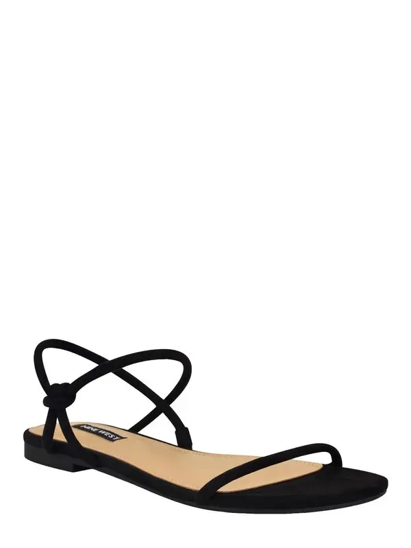 Nine West Ankle Strap Sandal - Black