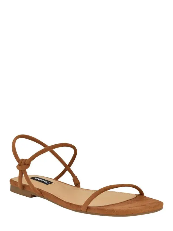 Nine West Ankle Strap Sandal - Medium Natural