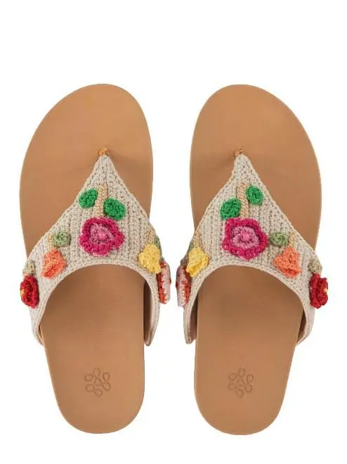 THE SAK Everly Sandal - Flower Ecru
