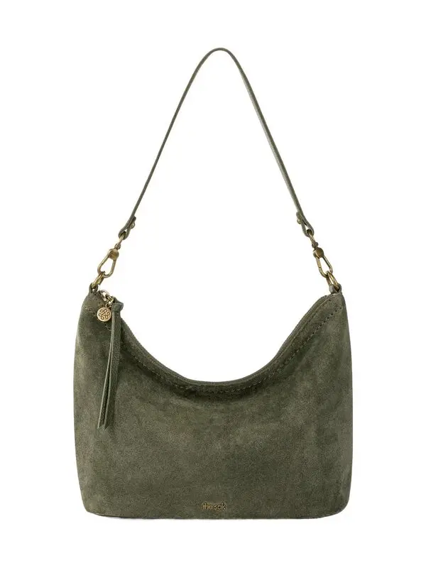 THE SAK Jasmine Small Hobo - Moss Suede