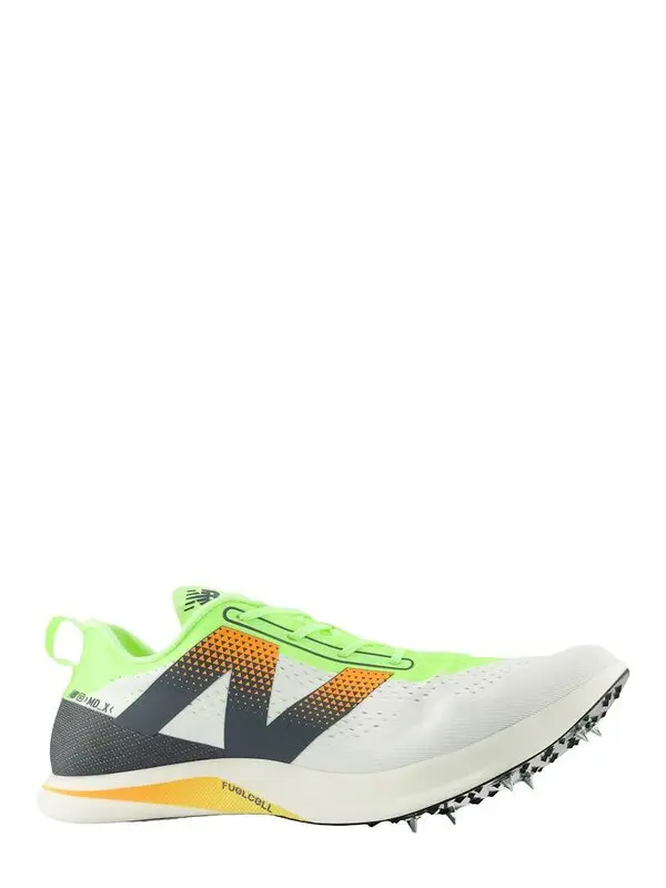 NEW BALANCE Fuelcell Supercomp Mdxv3 - White/bleached Lime Glo/hot Mango