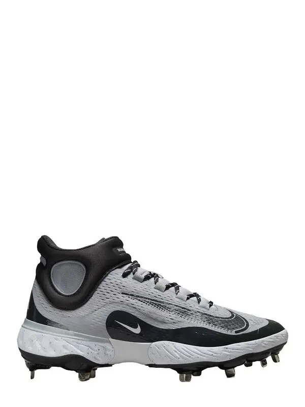 Nike Alpha Huarache Elite 4 Mid Sneakers - Wolf Grey/white/dark Smoke Grey