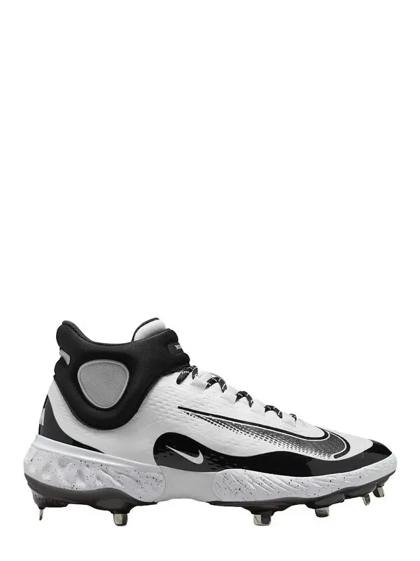 Nike Alpha Huarache Elite 4 Mid Sneakers - White/black