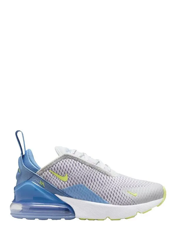 Nike Air Max 270 Sneakers - Pure Platinum/rush Fuchsia/blue Beyond