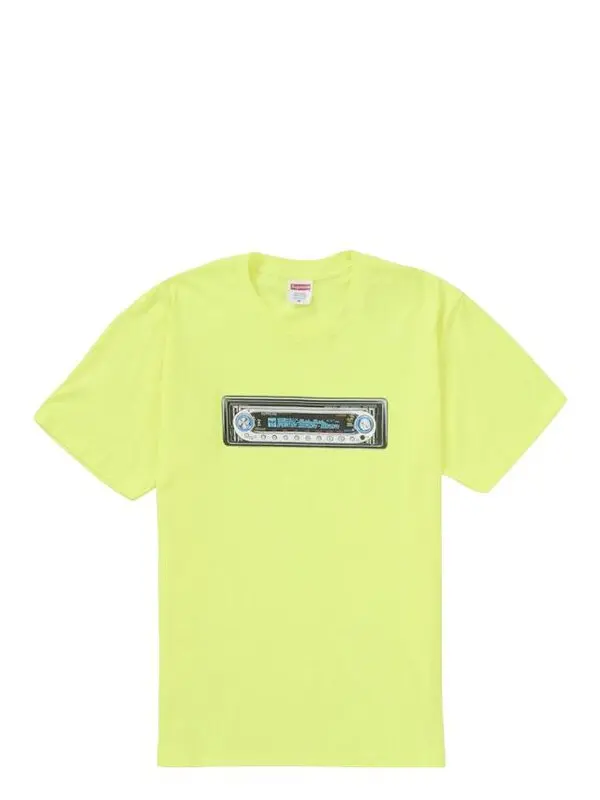 Supreme Receiver Tee Shirt - Fluorescent Yellow