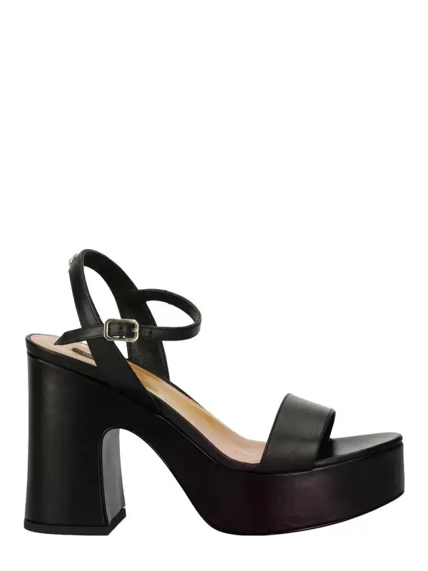 Patrizia Pepe 110mm Leather Sandals - Black