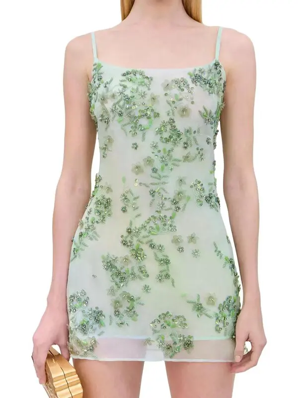 Cult Gaia Danai Strappy Dress - Green
