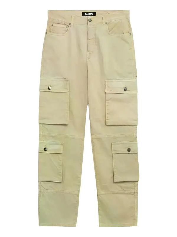 BARROW Straight-leg Cargo Trousers - Neutrals