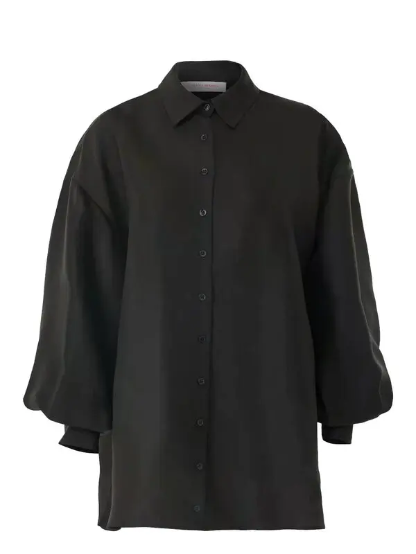 Carolina Herrera Silk Shirt - Black