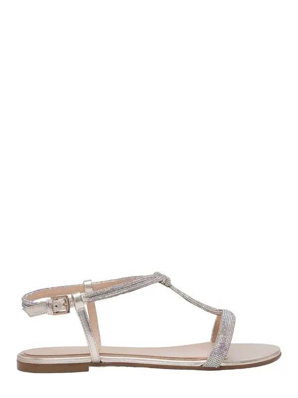 NINALILOU Strappy Sandals - Silver