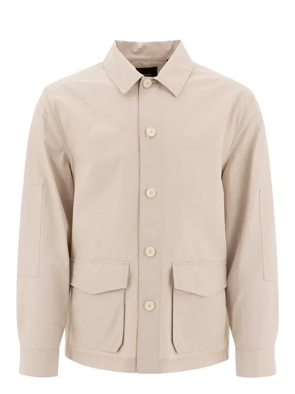 VIN CE. Utility Jacket - Beige