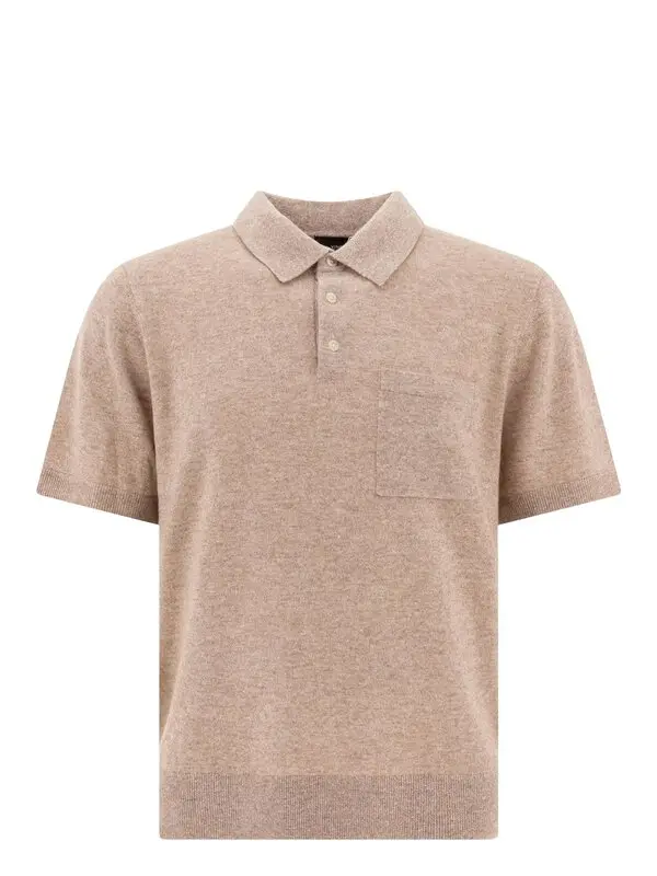 VIN CE. Polo Shirts - Beige
