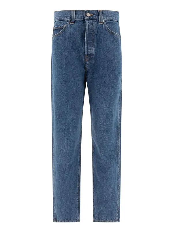Khaite Corben Relaxed Fit Jeans - Blue