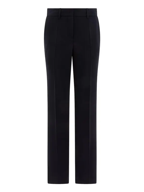 F.IT Solid Color Trousers - Blue