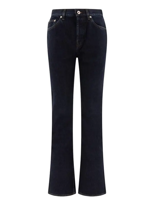 Burberry High-rise Bootcut Jeans - Blue