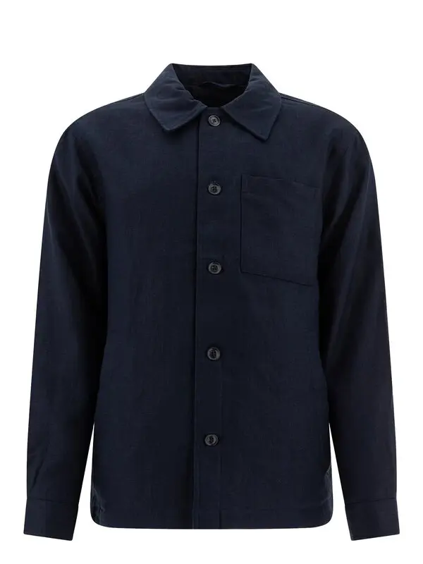 NN.07 Cafu' Overshirt - Blue