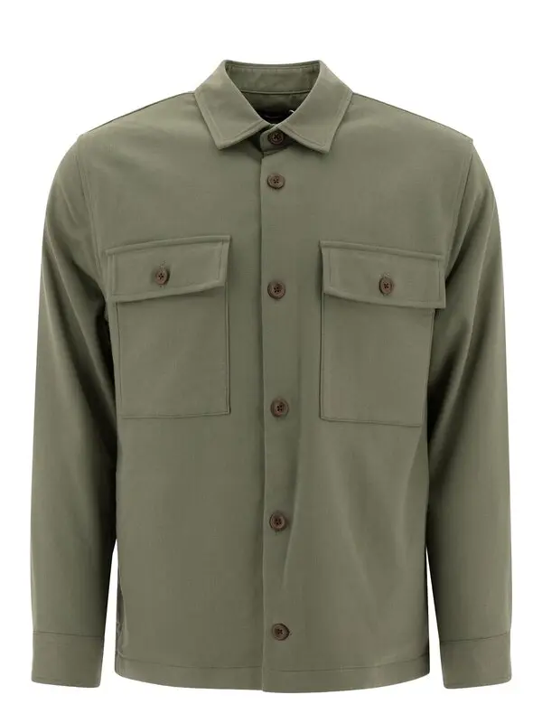 VIN CE. Workwear Overshirt - Green