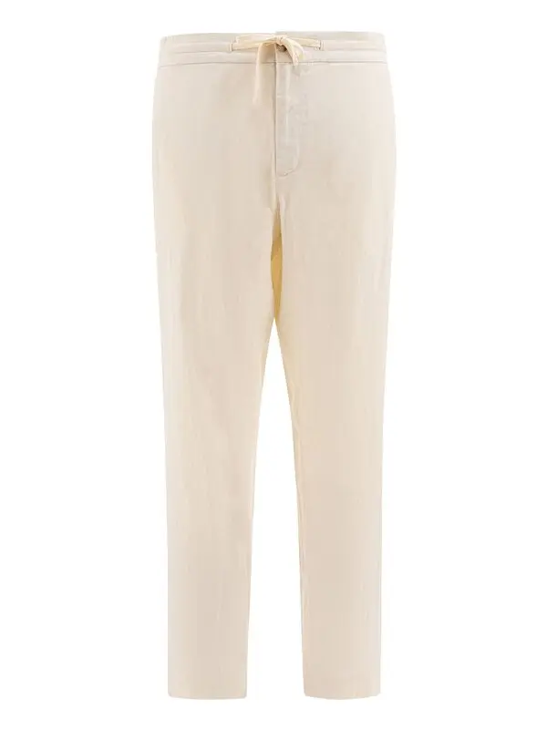 VIN CE. Hemp Trousers - White