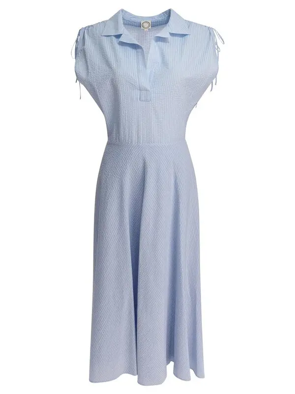INES DE LA FRESSANGE PARIS Cotton Dress - Light Blue