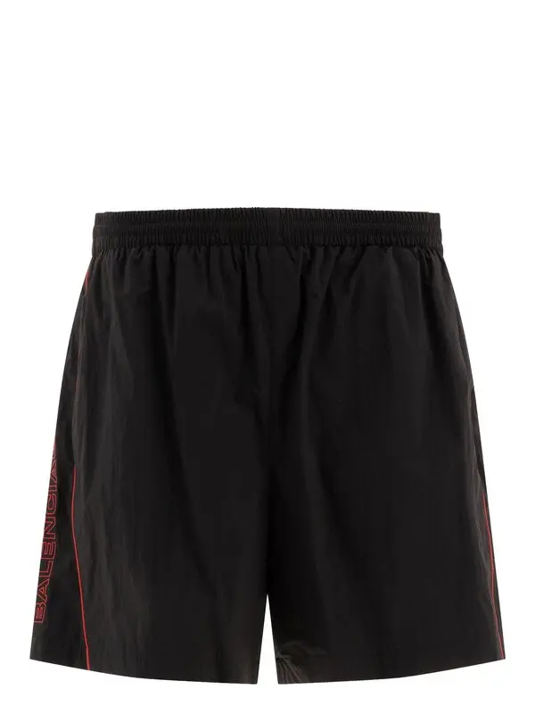 Balenciaga Logo Shorts - Black
