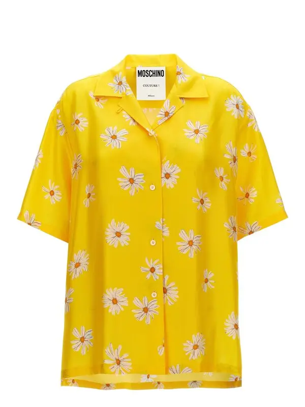 Moschino Margherite Printed Shirt - Yellow
