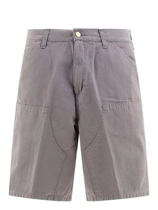 Carhartt Work In Progress Double Knee Shorts - Grey