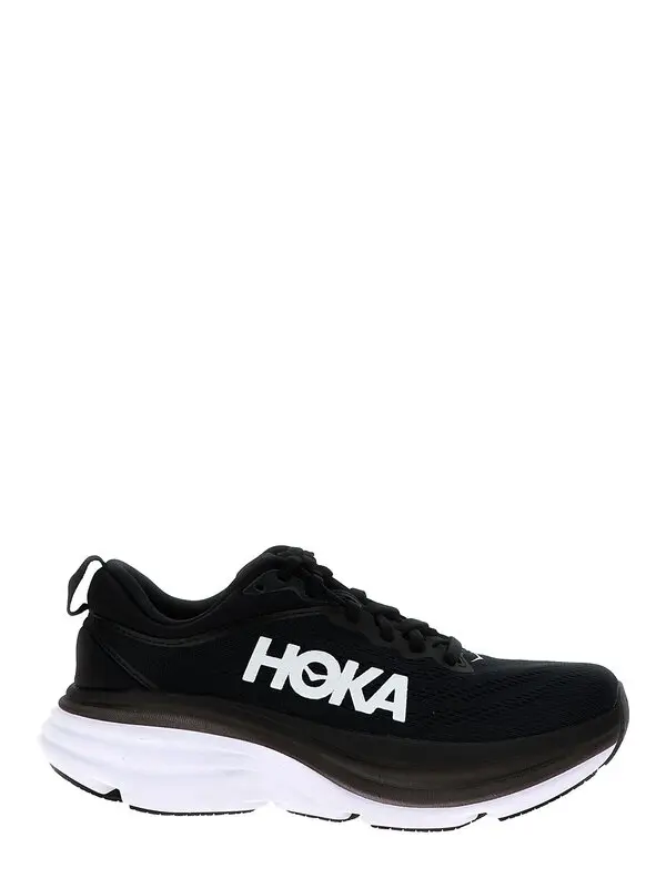 Hoka One One Bondi 8 Sneakers - White/black