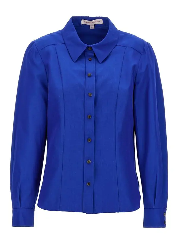 Carolina Herrera Viscose Shirt - Blue