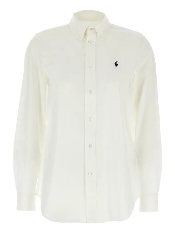 Polo Ralph Lauren Logo Embroidery Shirt - White