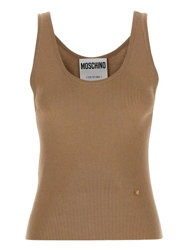 Moschino Knit Top - Beige