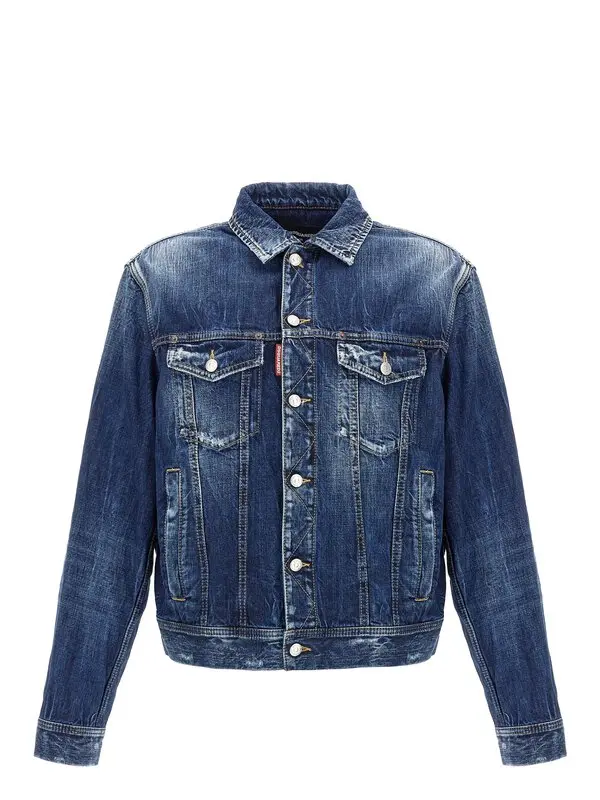 Dsquared2 L.a. Denim Jacket - Blue