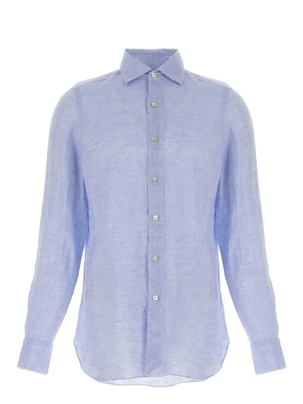 FINAMORE 1925 Gaeta' Shirt - Light Blue