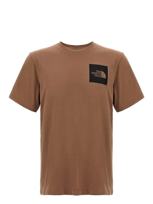 The North Face Fine' T Shirt - Brown