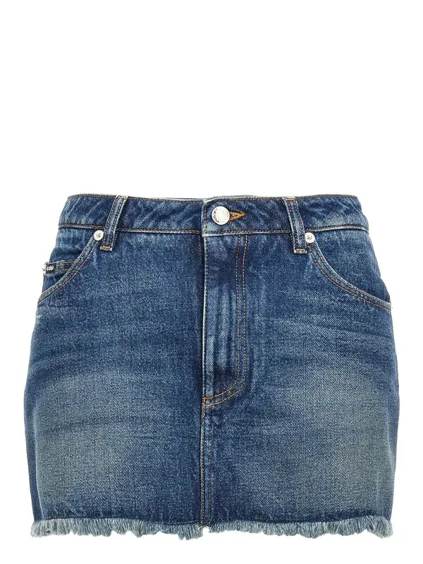 Dolce & Gabbana Denim Mini Skirt - Blue