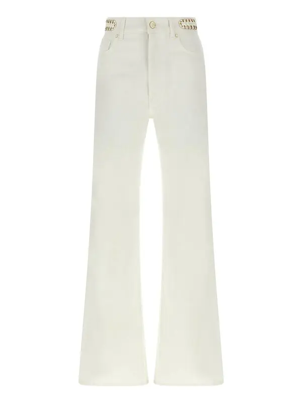 Rabanne 1969 Flared Jeans - White