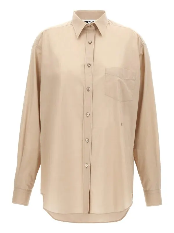Moschino Cotton Shirt - Beige
