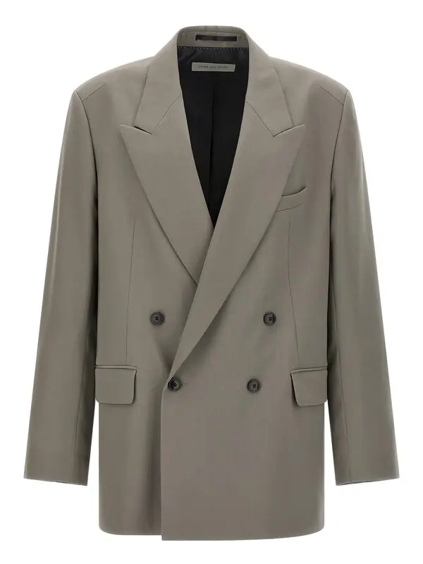 Dries Van Noten Bishop' Blazer - Gray
