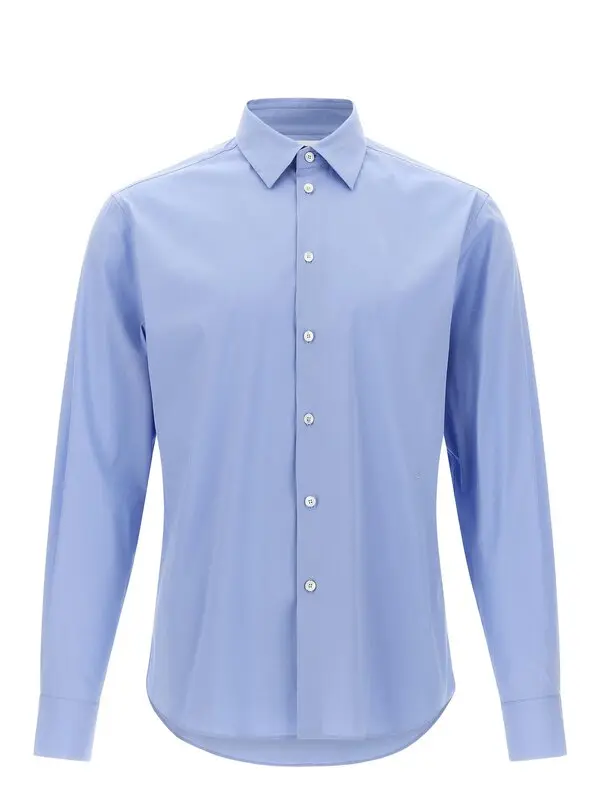 FERRAGAMO Poplin Shirt - Light Blue