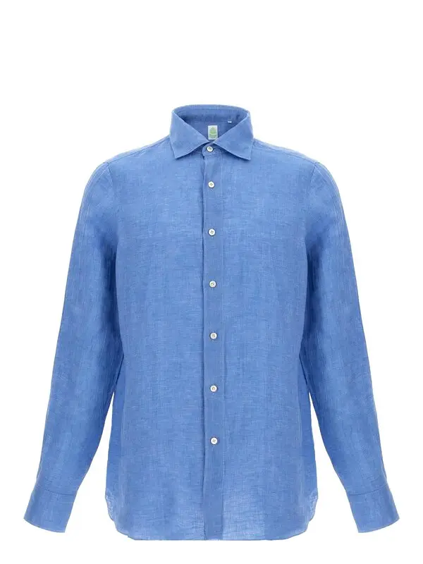 FINAMORE 1925 Gaeta' Shirt - Blue