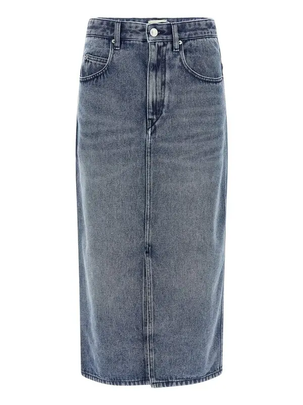 Isabel Marant Tilauria Midi Skirt - Blue